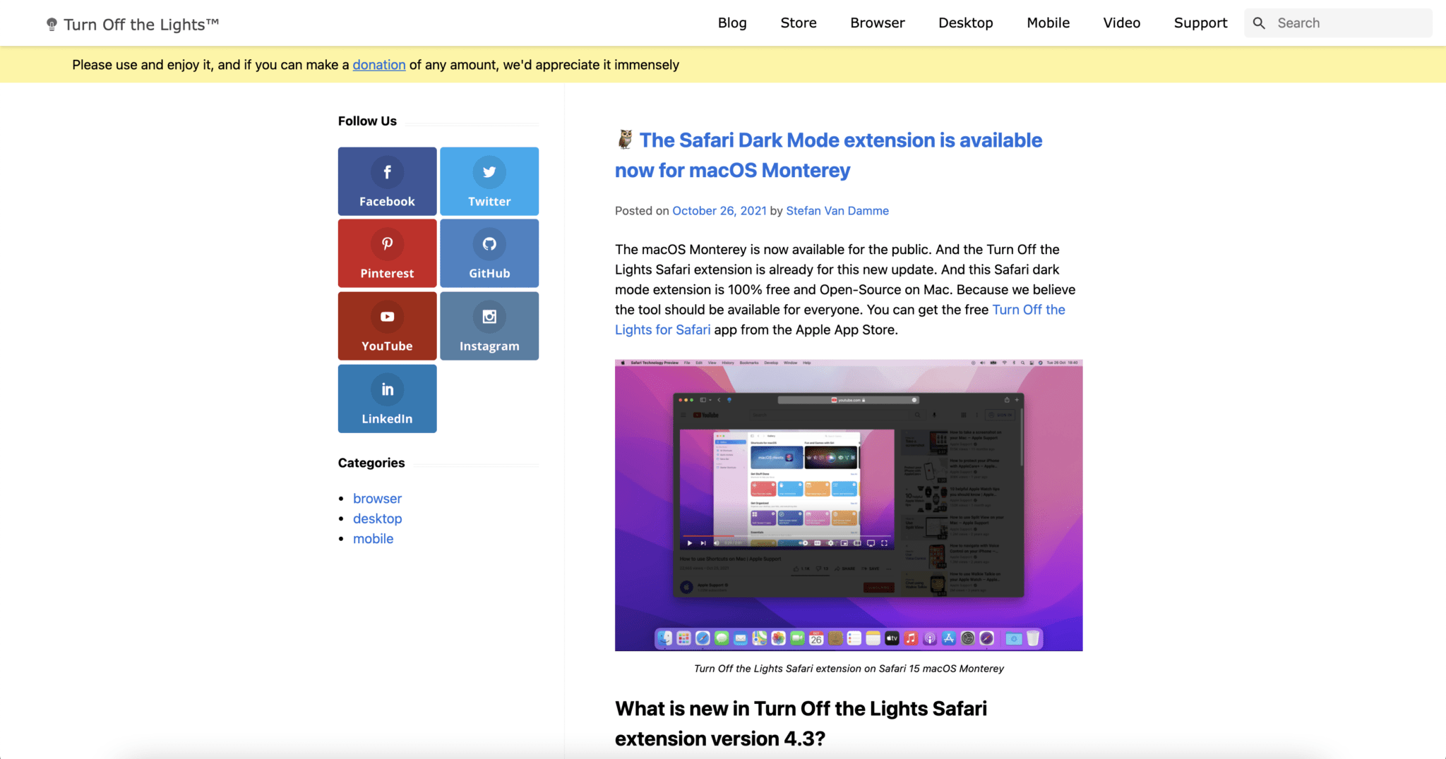 🌗 Hello Dark Mode for Turn Off the Lights Blog