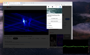🎼 New Picture-in-Picture Mode with Audio Visualization using Turn Off the Lights Beta Chrome ...