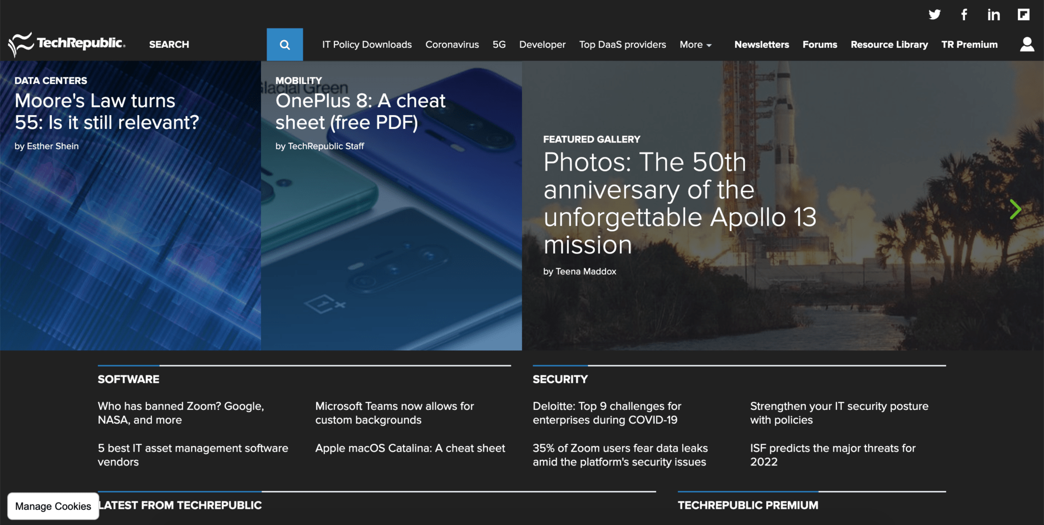 Dark Mode Websites Gallery - Thanks to 1 Dark Mode extension