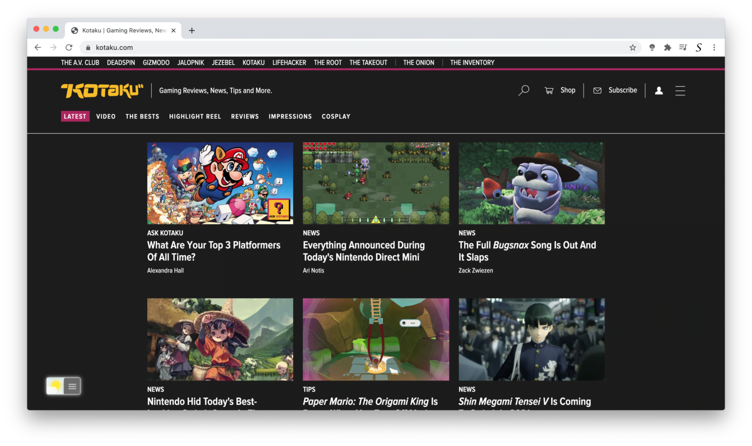 How to enable Kotaku Dark Mode that completely FREE (0$)?