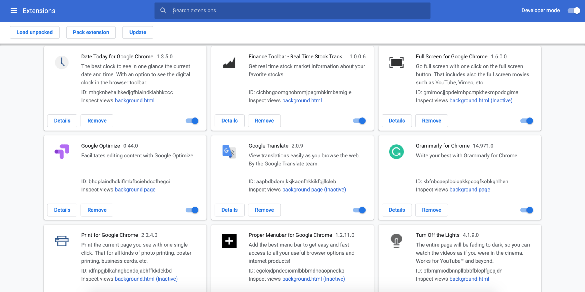 How to uninstall or reinstall the extension in all 5 Great web browsers?