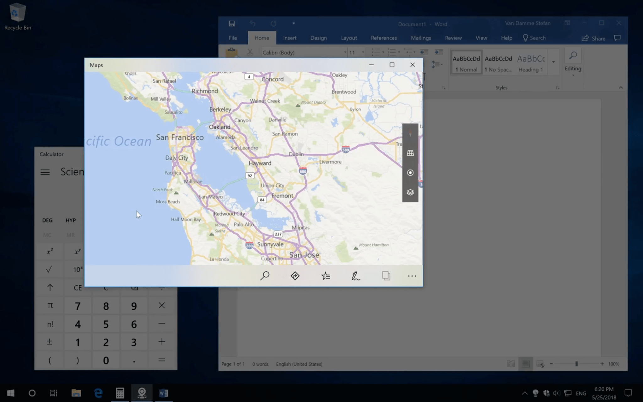 How to enable to highlight a program on top of my 1 desktop?