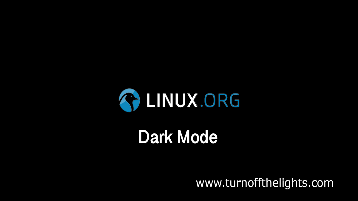 How To Enable Linux Dark Mode And For Free 0
