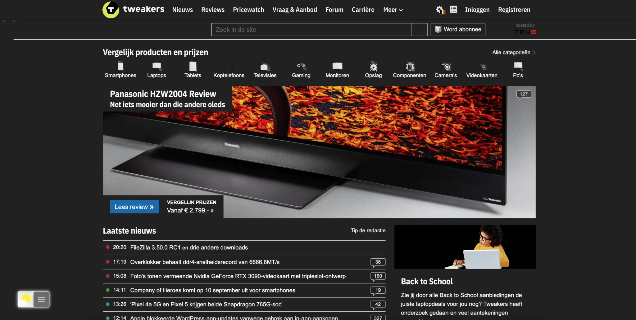 How to enable Tweakers Dark Mode in 3 easy steps?