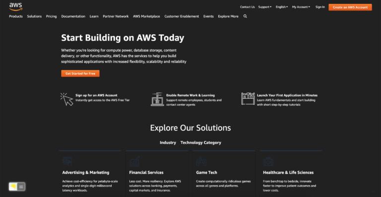 How to enable the AWS Dark Mode in 3 easy steps?