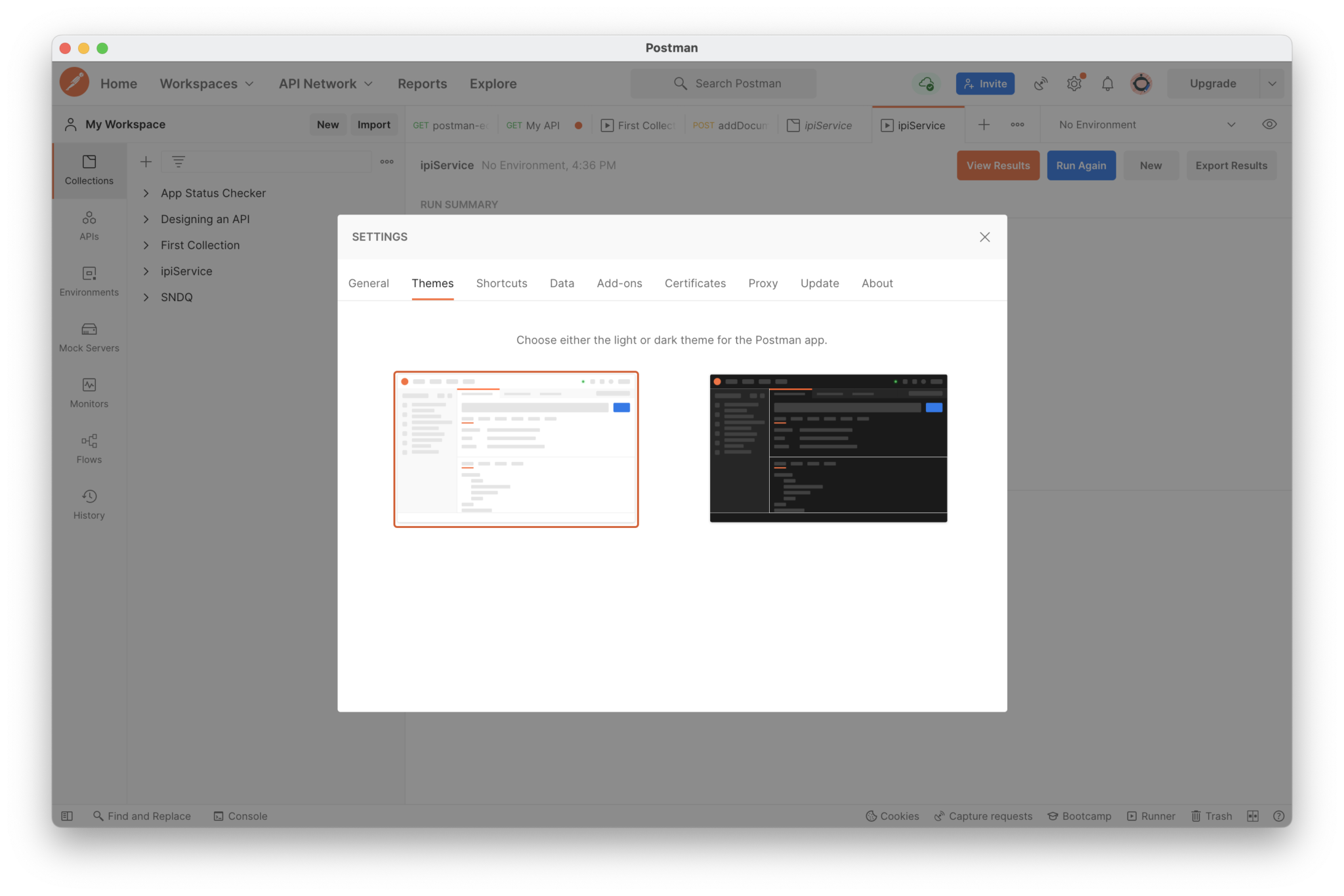 Postman Dark Mode - How to enable it in 3 easy steps?