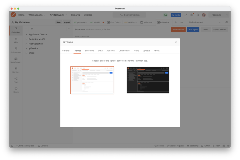Postman Dark Mode - How to enable it in 3 easy steps?