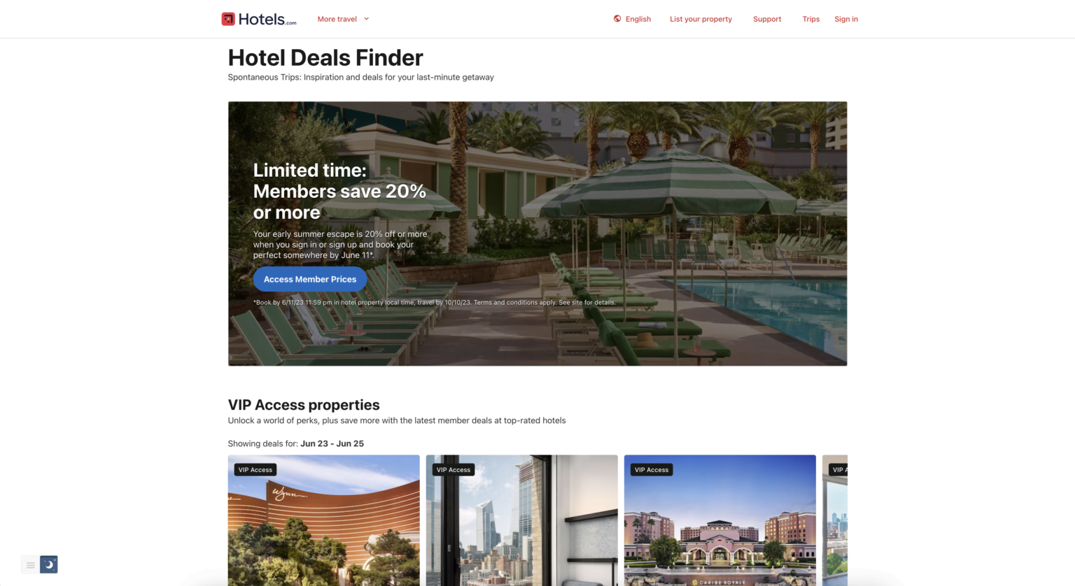 How to enable Hotels Dark Mode in 3 easy steps?