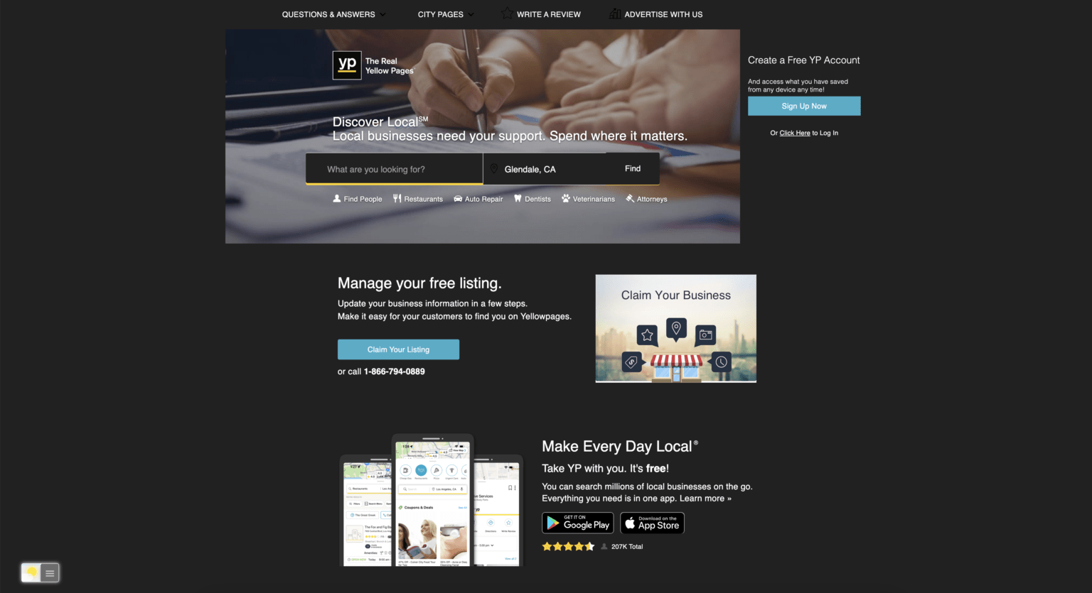 Yellowpages Dark Mode: How to enable it in 3 steps?