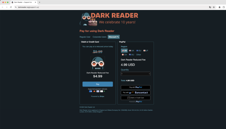 Dark Reader v5: A Paid Chrome Extension with a Subscription Model - FREE Alternative and Open-Source